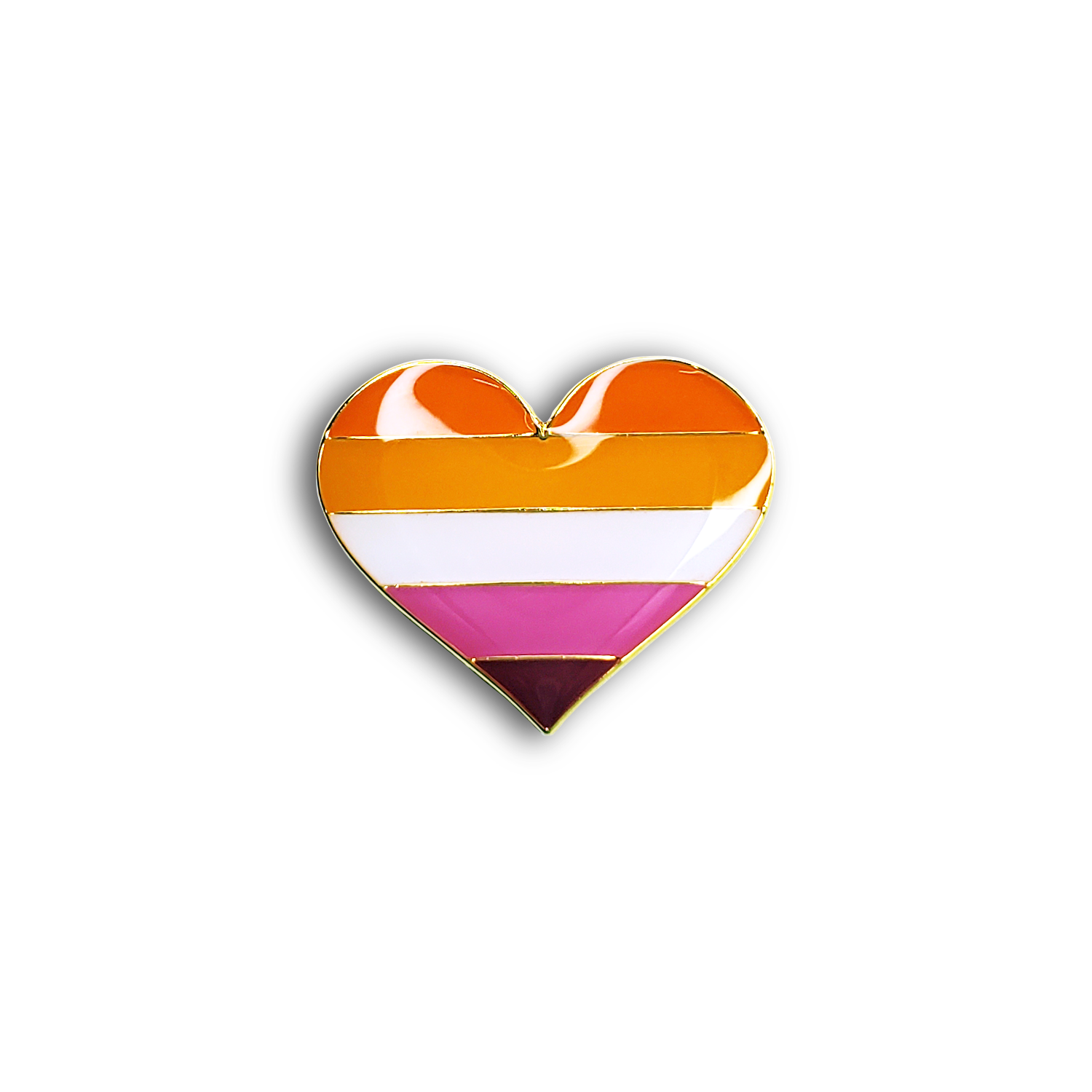 Lesbian Pride Heart Pin Culture Craze