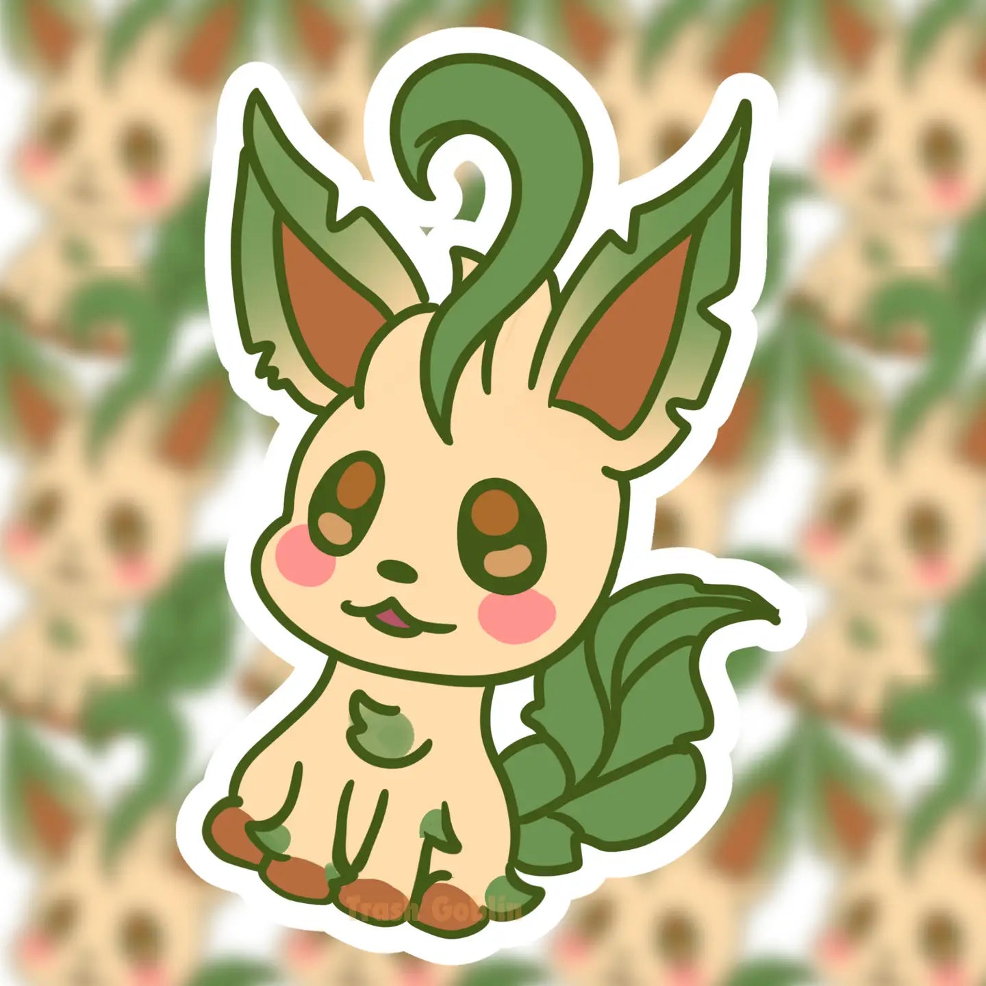 Leafeon Vinyl Sticker – Culture Craze