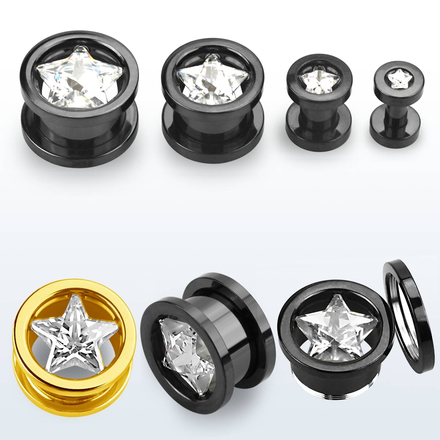 Star Gem Machine Head 0g - 7/8 – Culture Craze