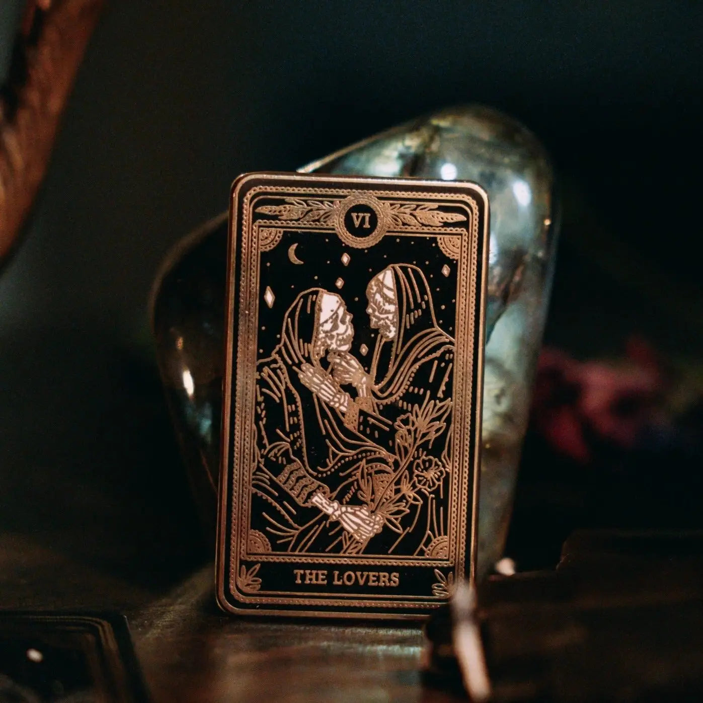 The Lovers Tarot Enamel Pin – Culture Craze